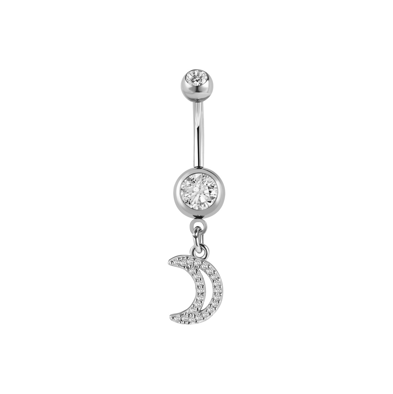 Navel Moon Dangle