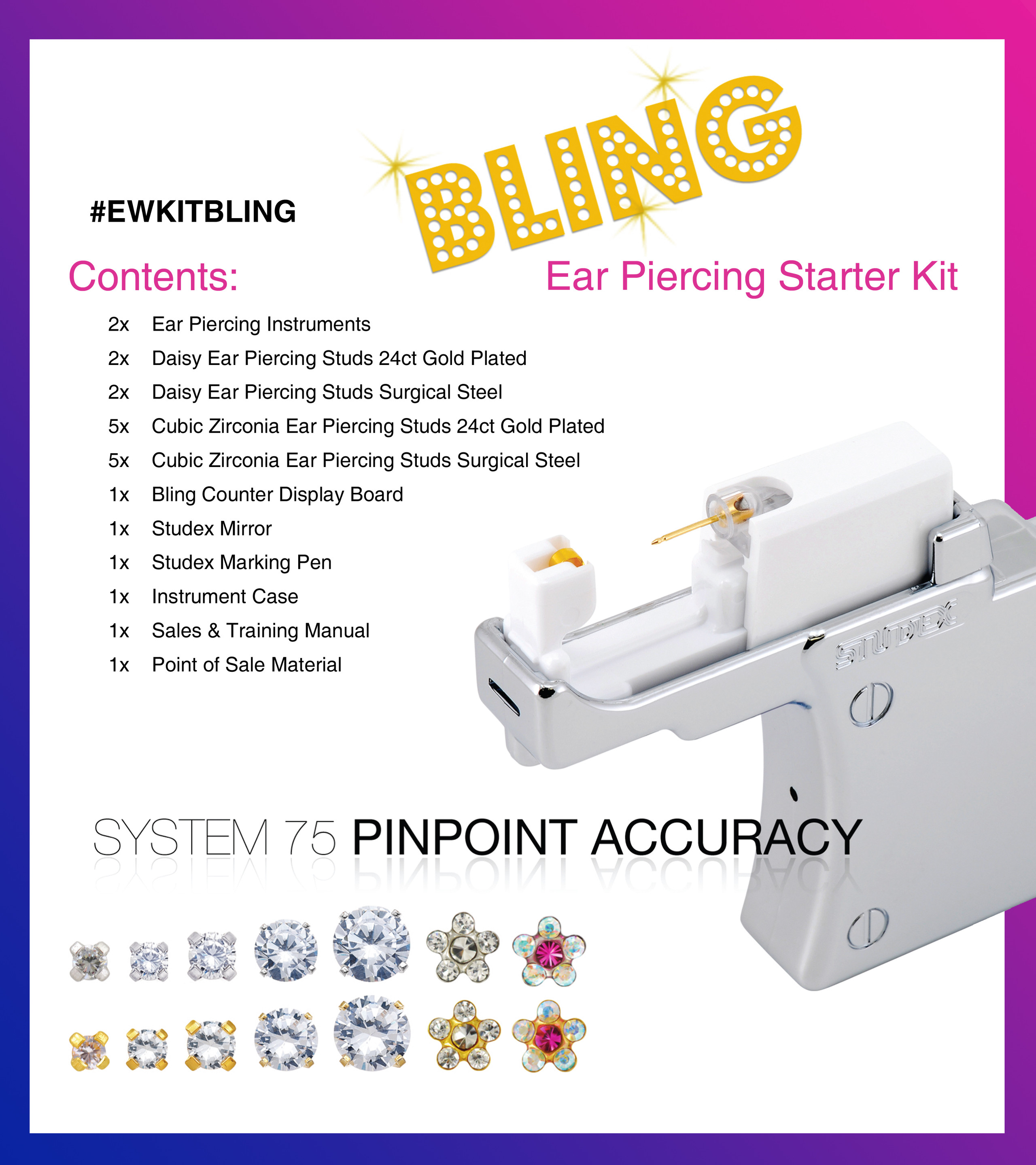 Studex System75 Products - Australian Piercing Systems (APS)