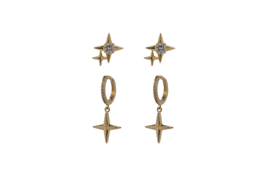 Huggie Star Set GP - Australian Piercing Systems (APS)