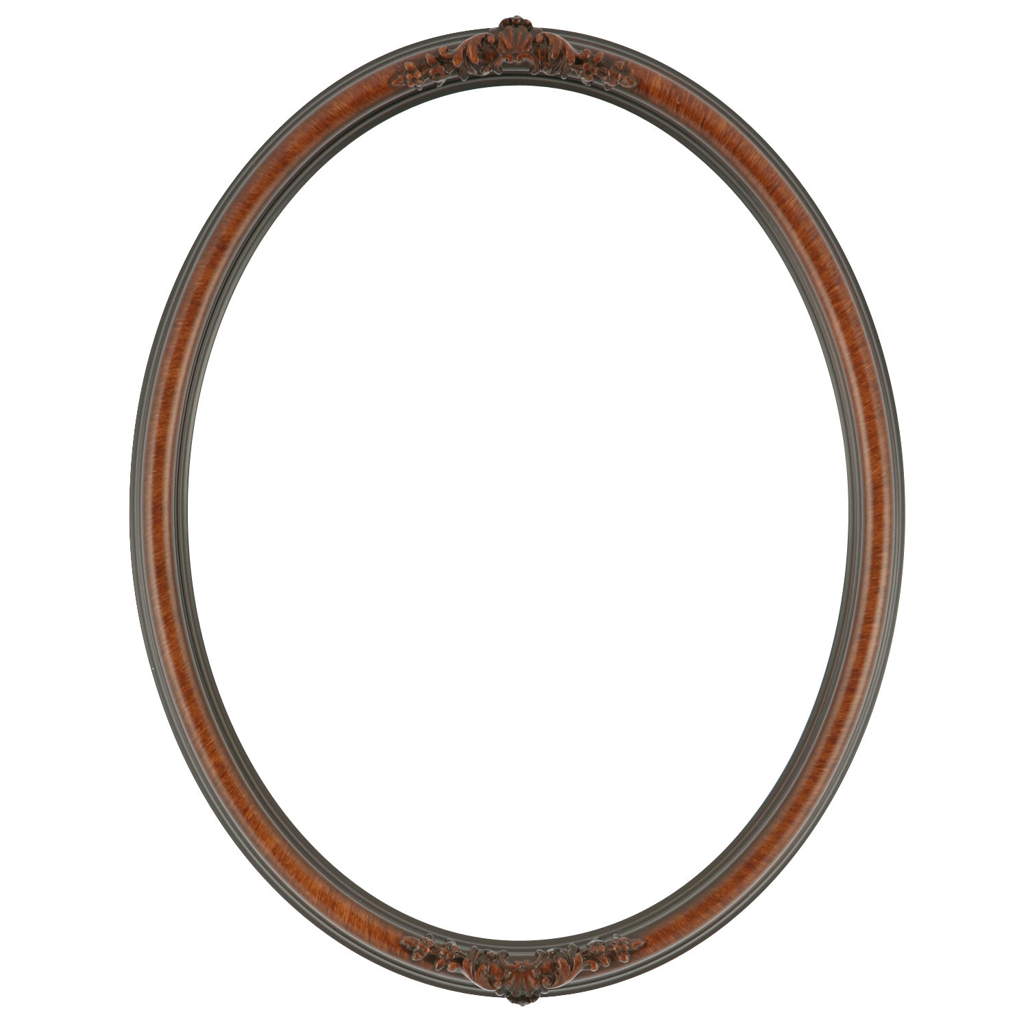 Contessa Oval Picture Frame - Vintage Walnut |Victorian Frames