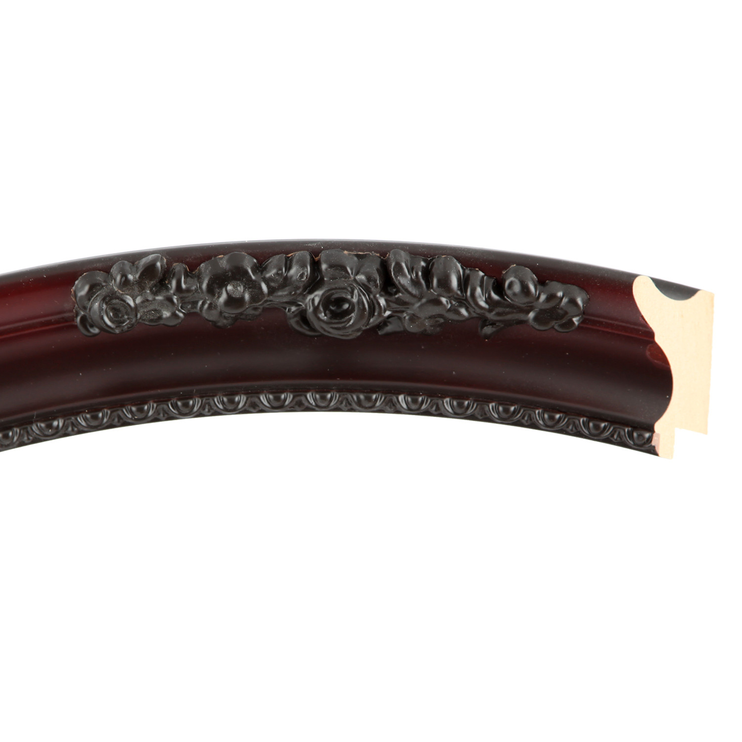 Versailles Round Picture Frame - Rosewood |Victorian Frames