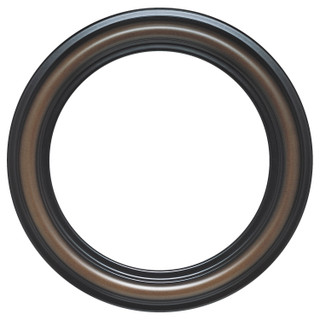 Philadelphia Round Picture Frame - Walnut |Victorian Frames