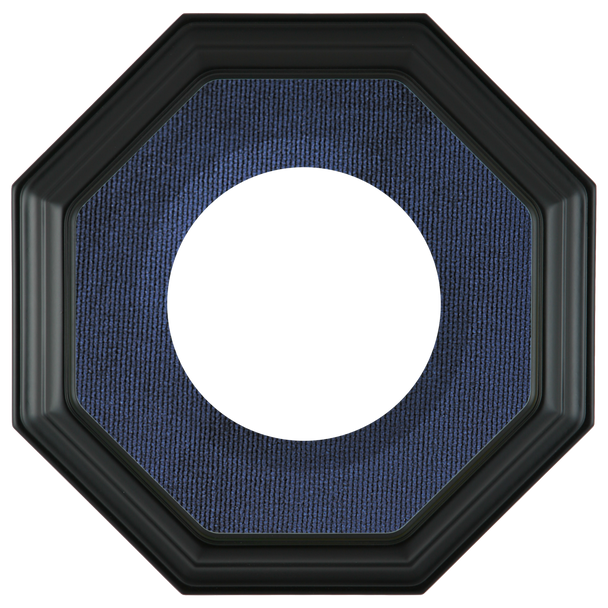single octagon plate frame octagon - Matte Black |Victorian Frames