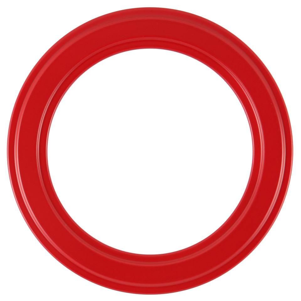 Wright Round Picture Frame - Holiday Red |Victorian Frames