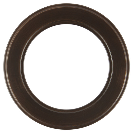Montreal Round Picture Frame - Rubbed Bronze |Victorian Frames