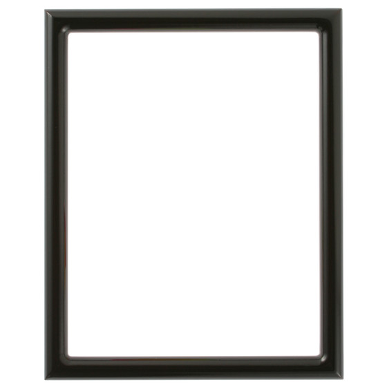 Pasadena #250 Rectangle Picture Frame - Gloss Black | Victorian Frames