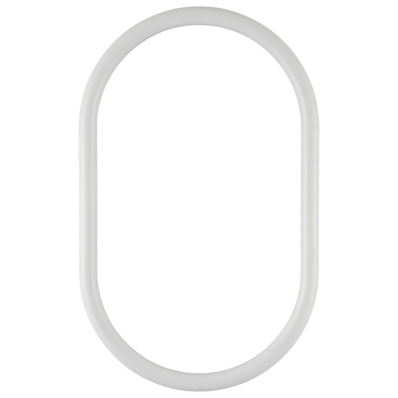 Pasadena #250 Oblong Picture Frame - Linen White | Victorian Frames