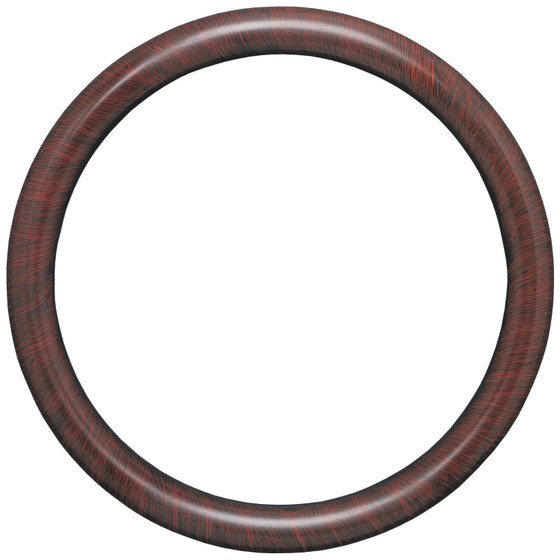 Pasadena #250 Circle Picture Frame - Vintage Cherry | Victorian Frames