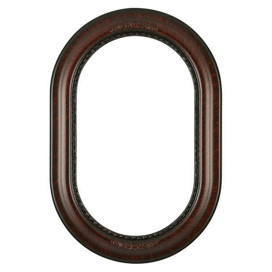 Boston Oblong Picture Frame - Vintage Walnut |Victorian Frames