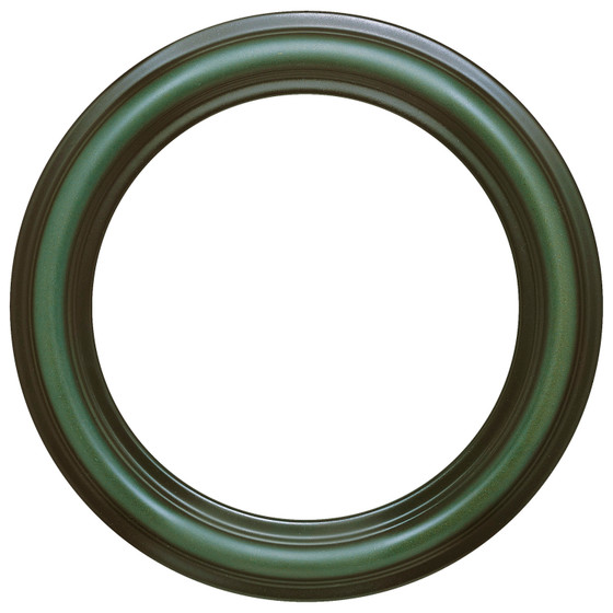 Philadelphia Round Picture Frame - Hunter Green |Victorian Frames