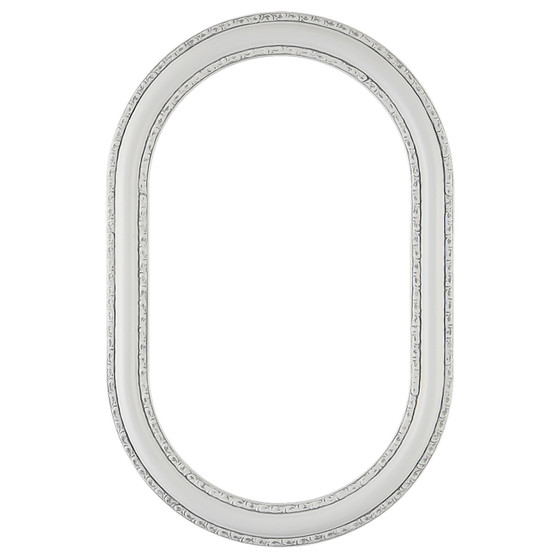Dorset Oblong Picture Frame - Linen White |Victorian Frames