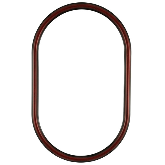 Saratoga Oblong Picture Frame - Vintage Cherry |Victorian Frames