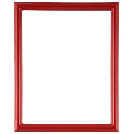 Saratoga Rectangle Picture Frame - Holiday Red |Victorian Frames