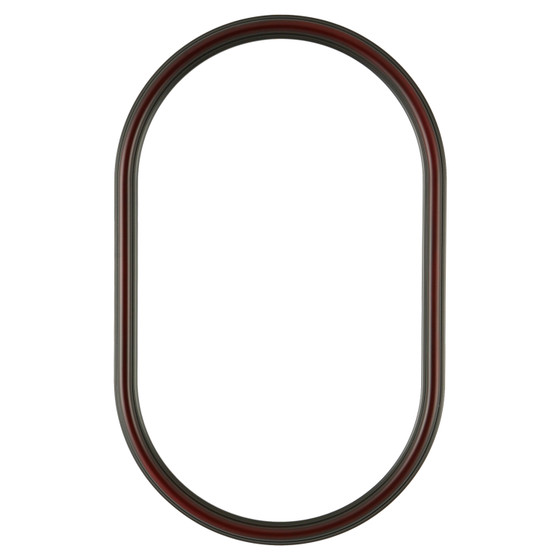 Saratoga Oblong Picture Frame - Rosewood |Victorian Frames
