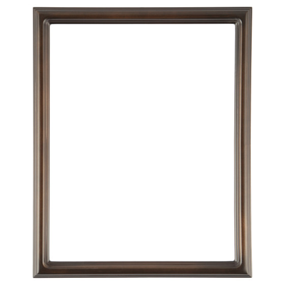 Saratoga Rectangle Picture Frame - Rubbed Bronze |Victorian Frames