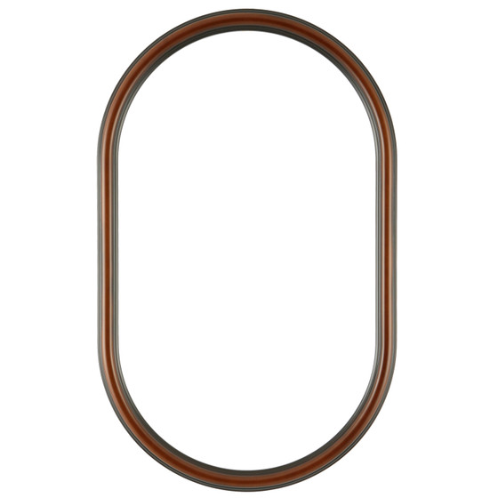 Saratoga Oblong Picture Frame - Walnut |Victorian Frames