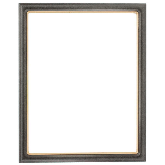 Hamilton Rectangle Picture Frame - Black Silver - Gold Lip |Victorian ...
