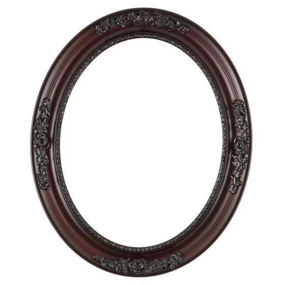 Versailles Oval Picture Frame - Rosewood |Victorian Frames