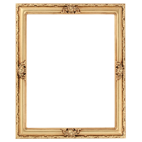 Jefferson Rectangle Picture Frame - Antique Gold Leaf |Victorian Frames