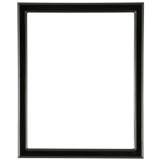 Toronto Rectangle Picture Frame - Gloss Black |Victorian Frames