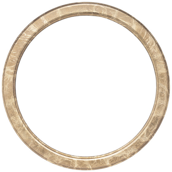 Toronto Round Picture Frame - Champagne Gold |Victorian Frames