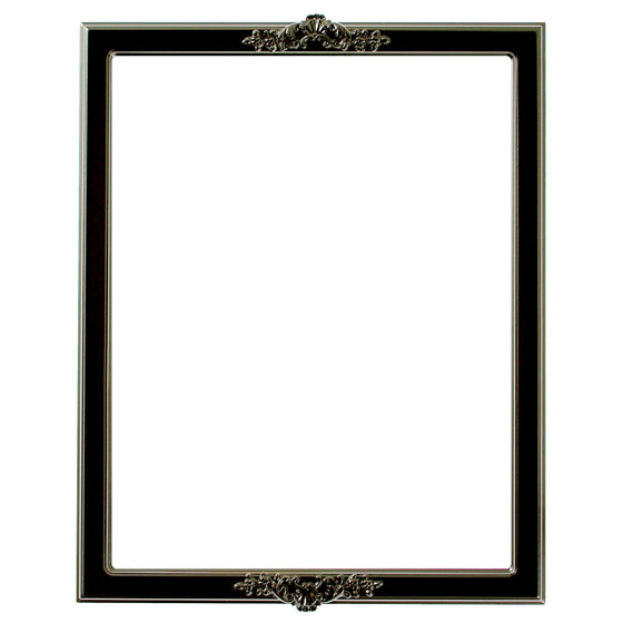 Athena Rectangle Picture Frame - Gloss Black |Victorian Frames