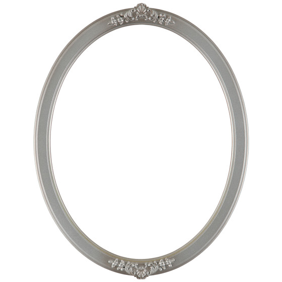 Athena Oval Picture Frame - Silver Shade |Victorian Frames