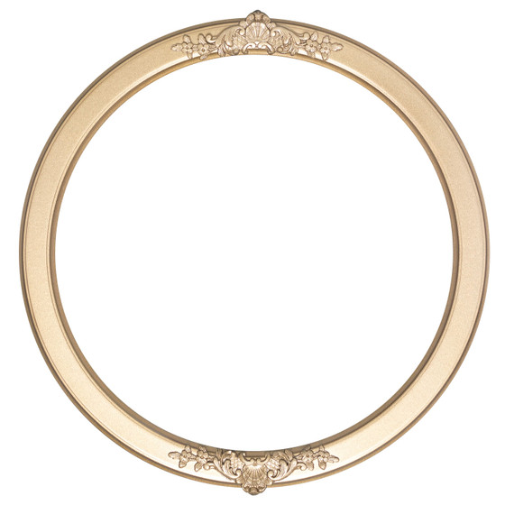Athena Round Picture Frame - Desert Gold |Victorian Frames
