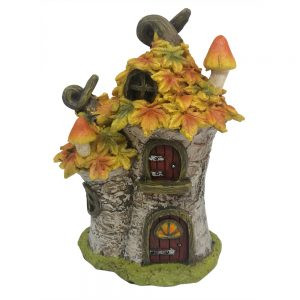 LED Autumn Fairy House - Sweet Pea Magical Miniatures