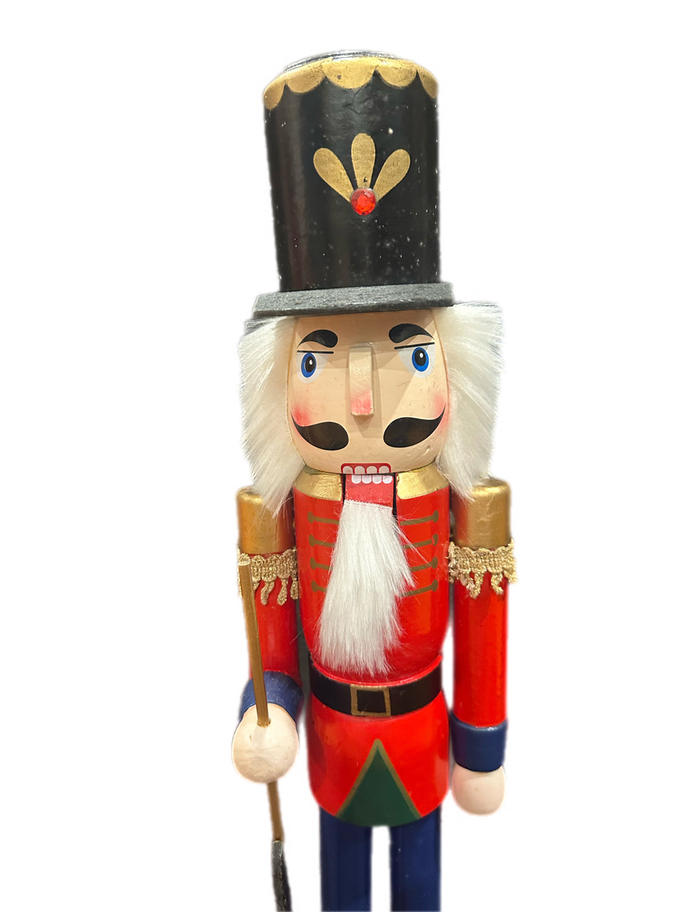 Nutcracker - Traditional RED JACKET & BLUE PANTS Holding Rifle 60cm ...