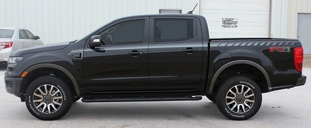 2019 2020 2021 2022 2023 2024 Ford Ranger Stripes Side Body Line Door ...