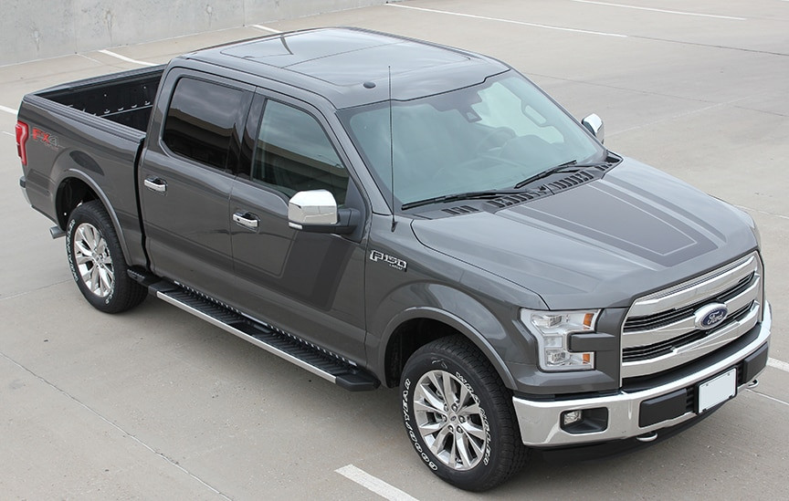 2017 F 150 Hood Side Graphic Kits QUAKE digital print 2009-2019 Premium ...