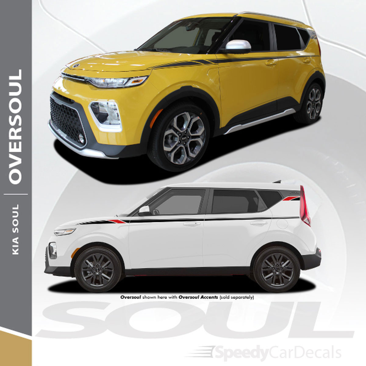 Kia Soul Side Decals Graphics SOULPATCH 3M 2010-2019 Premium Auto ...