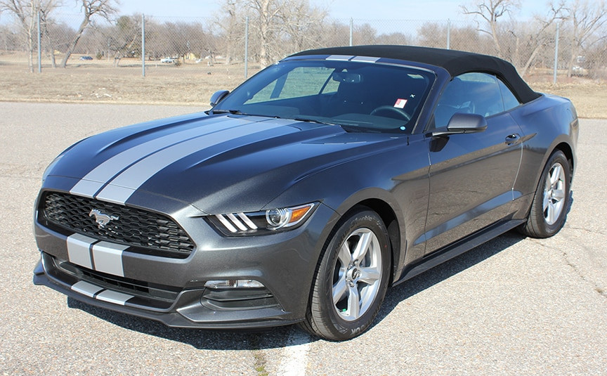 Ford Mustang Slim Racing Stripes Decals STALLION SLIM 2015-2017 Premium ...