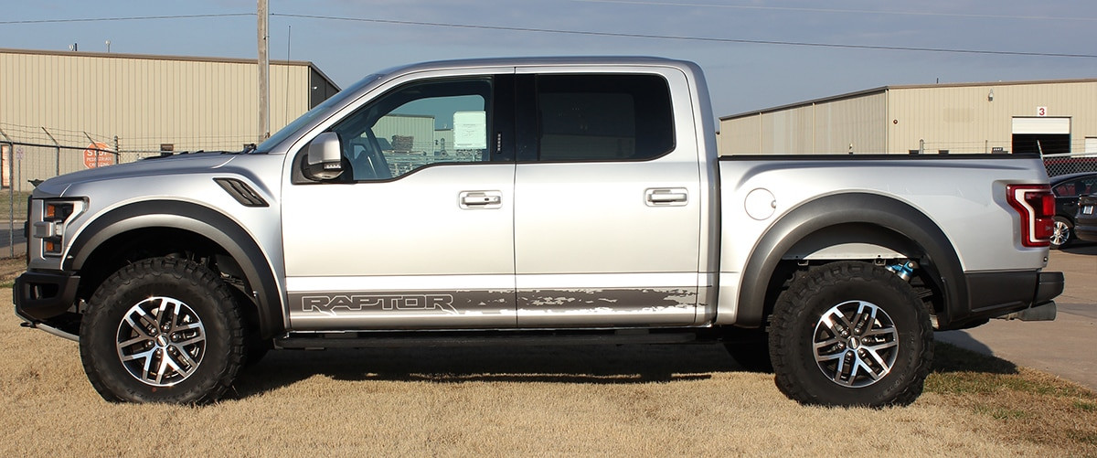 Ford Raptor F-150 Rocker Stripes Door Decals VELOCITOR ROCKER 2018 2019 ...