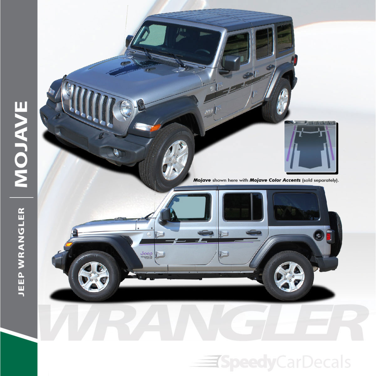 RUNDOWN | Jeep Wrangler Decals Vinyl Graphics 3M 2008-2018 3M Premium ...