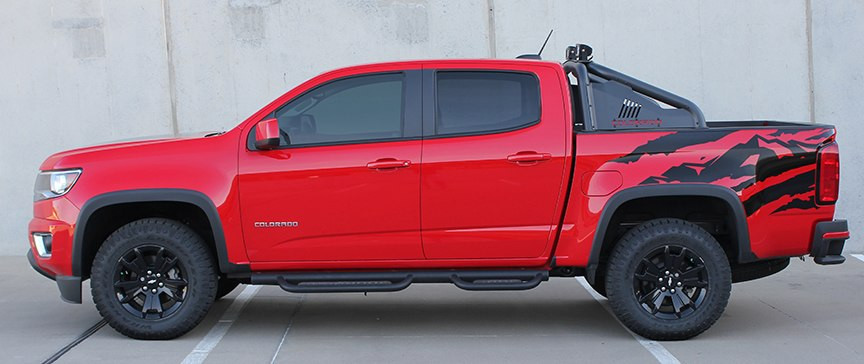 Chevy Colorado Bed Vinyl Graphics ANTERO 2015 2016 2017 2018 2019 2020 ...