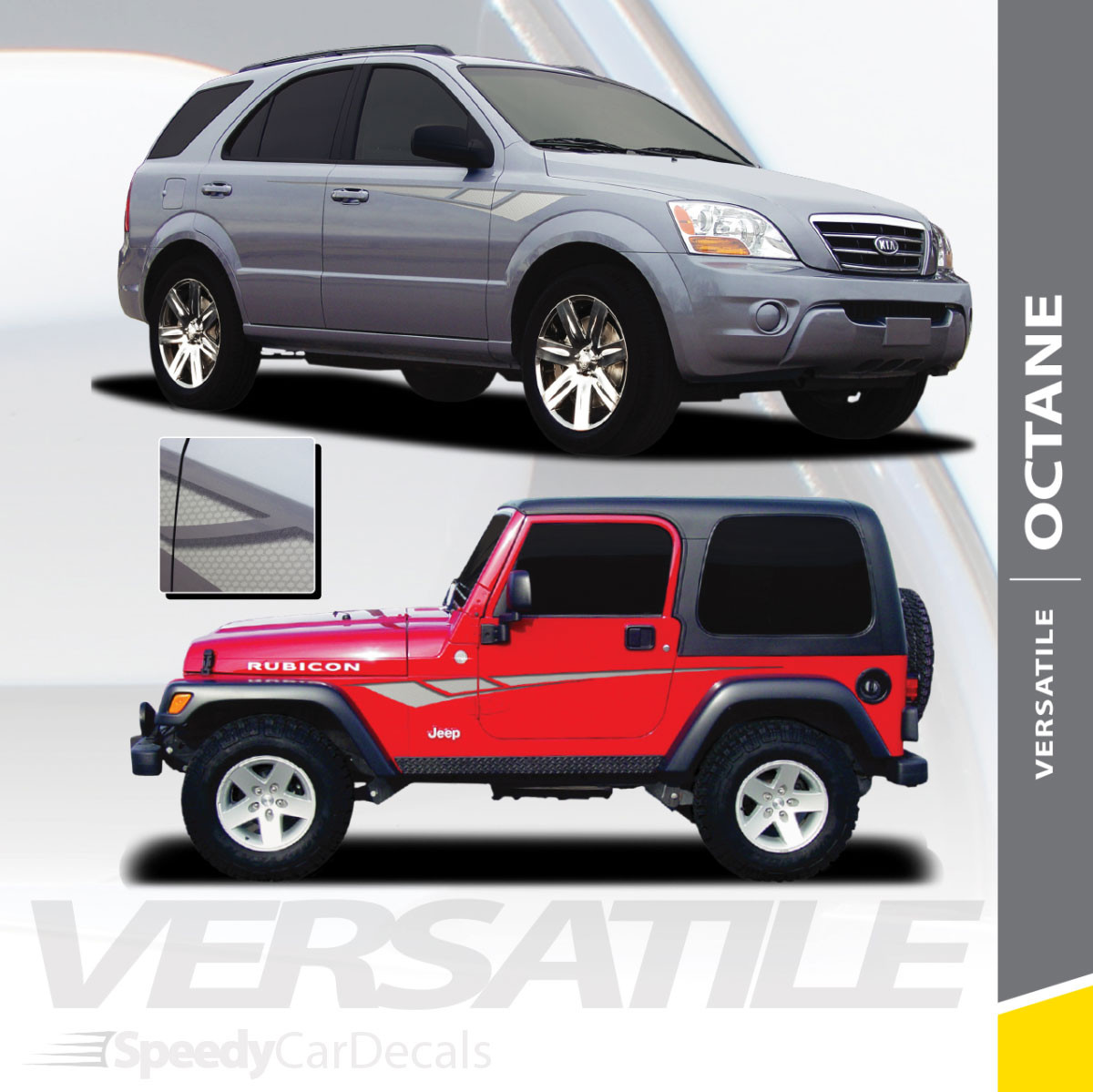 OCTANE : Universal Style Vinyl Graphics Kit - SpeedyCarDecals - Fast ...
