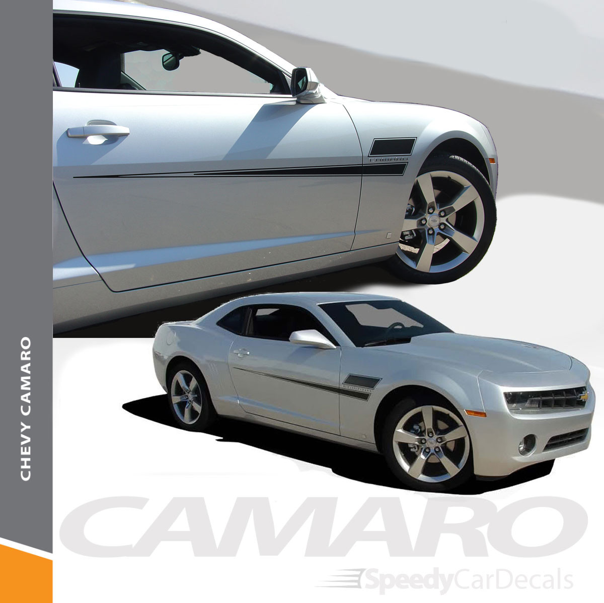 LEGACY | 2010 Chevy Camaro Side Stripes Graphics 2010-2015 Premium Auto ...