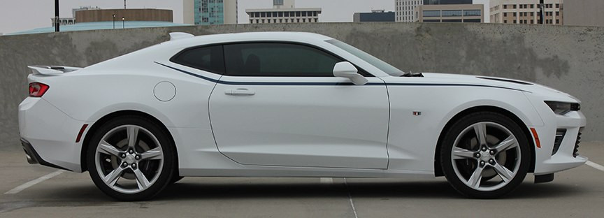 Chevy Camaro Rocker Panel Graphics TREAD ROCKER 2016-2018