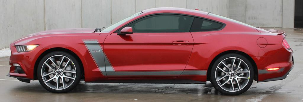 FLIGHT : 2013-2014 Ford Mustang Hockey Stick Style Hood and Side Vinyl ...