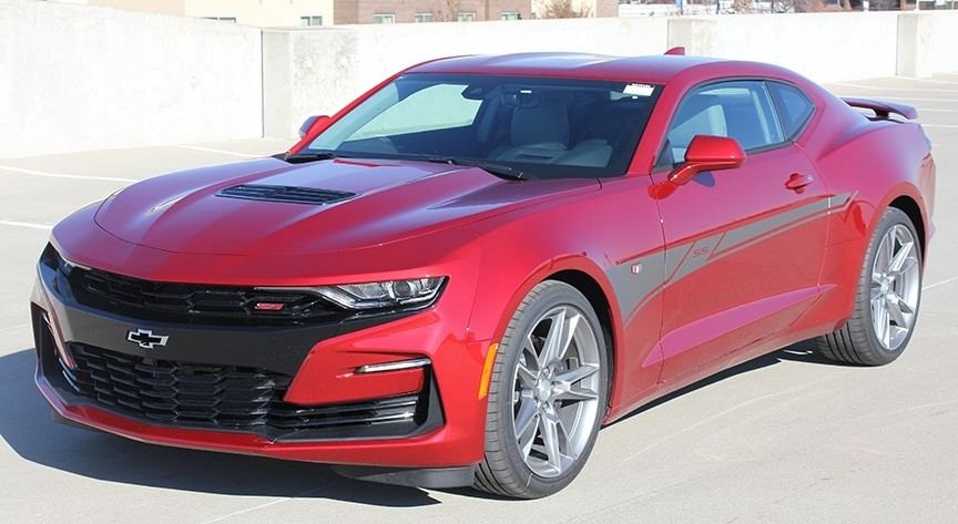 Chevy Camaro Rocker Panel Graphics TREAD ROCKER 2016-2018