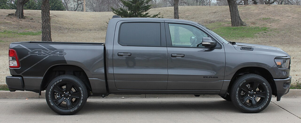 Dodge Ram 1500 Rebel REB SIDES Vinyl Graphic Stripes 2019-2021