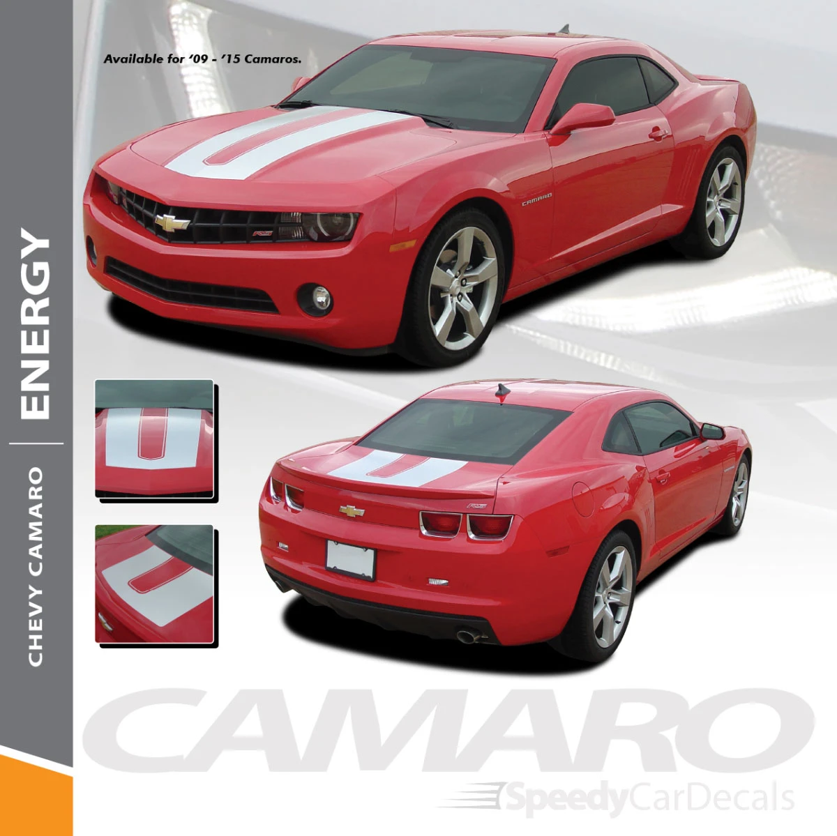 TRACK | Chevy Camaro Stripes and Decals Graphics 2010-2015 Premium Auto ...