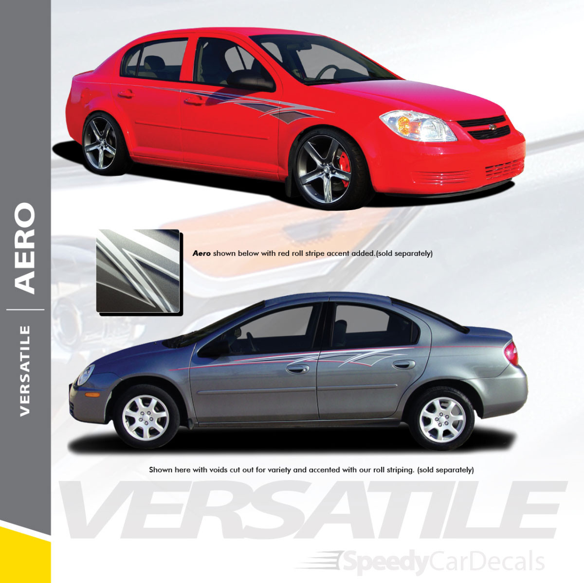 AERO : Universal Style Vinyl Graphics Kit - SpeedyCarDecals - Fast Car ...
