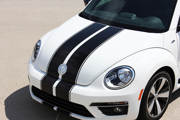 VW Beetle Stripe Decals BEETLE RALLY Vinyl Graphics 2012-2018 3M ...