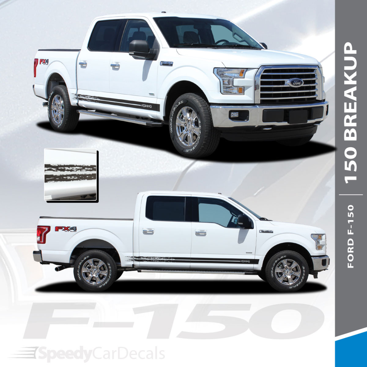 Ford F150 Decals, F150 Vinyl Graphics, F150 Stripes 2009-2021