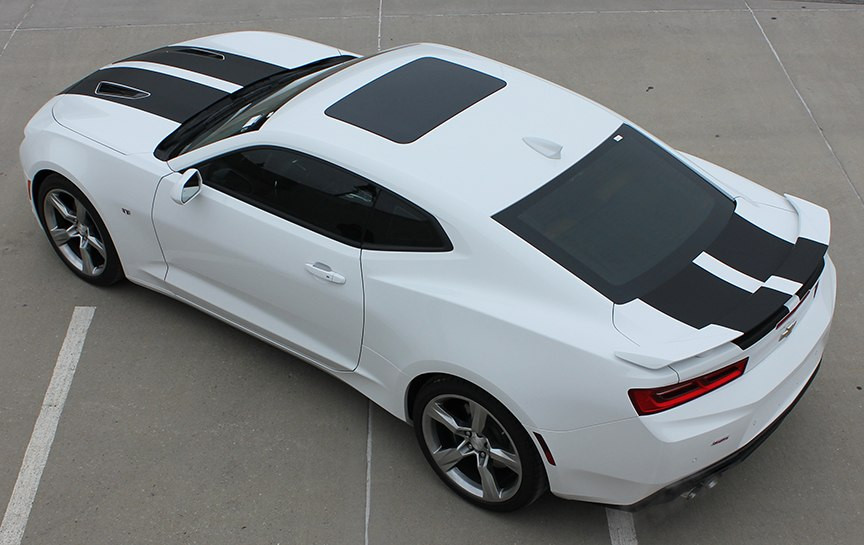 Chevy Camaro Racing Stripes CAM SPORT 2016-2018 Rally Vinyl Graphics ...