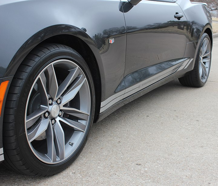 Chevy Camaro Rocker Panel Graphics TREAD ROCKER 2016-2018