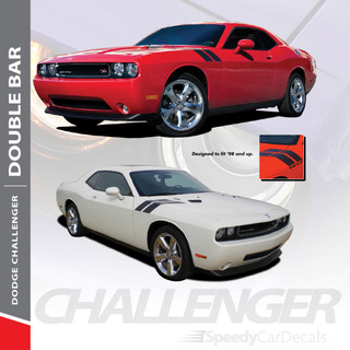 2013 Dodge Dart Fender Hash Stripes DOUBLE BAR 2013-2016 Premium Auto ...